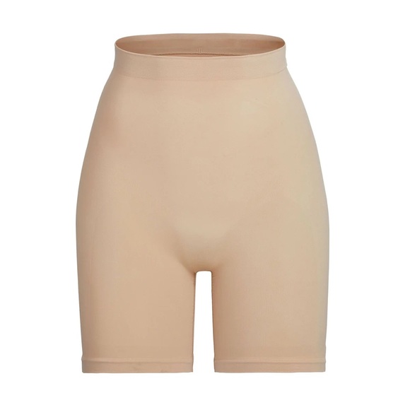 Sculpting Short Mid Thigh W Open Gusset